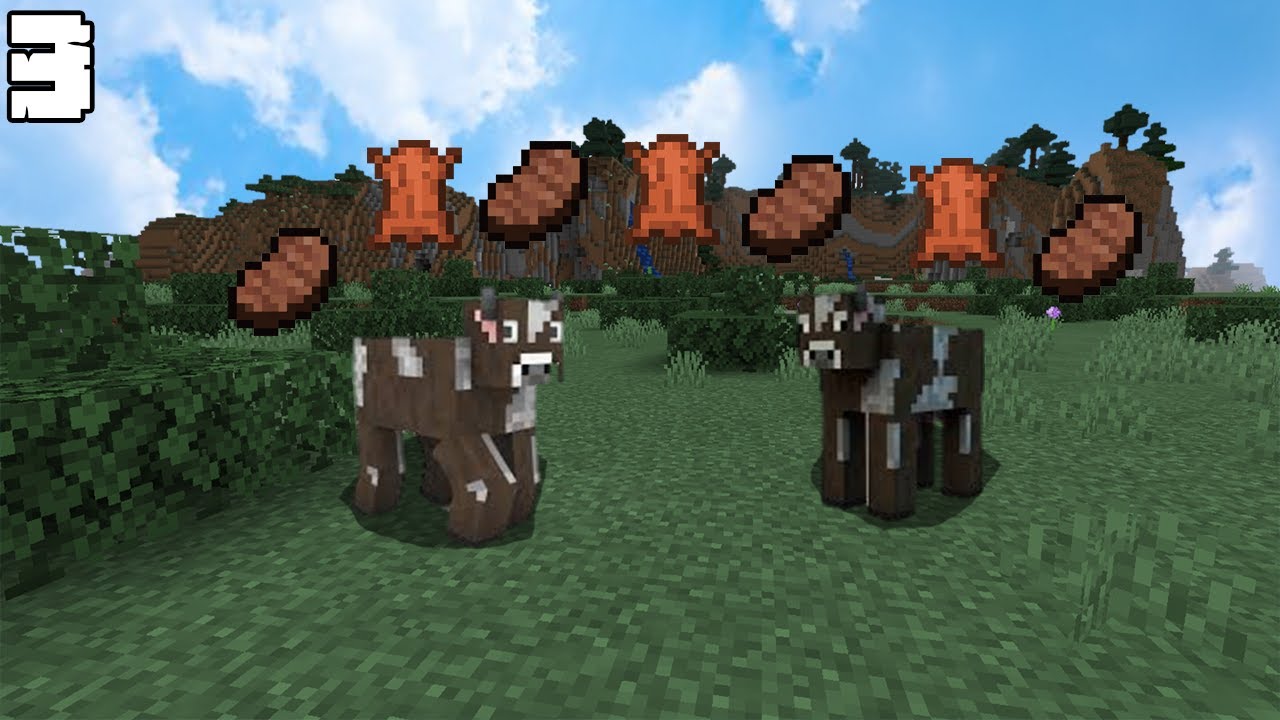 Como Fazer Uma Farm De Carne De Vaca (Minecraft Survival 2 #3) - YouTube