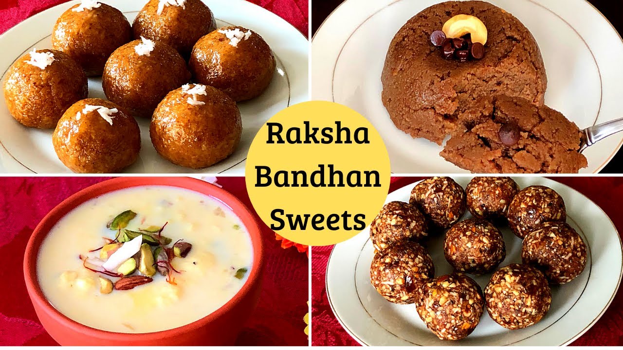 Rakhi Special Sweet Recipes - Raksha Bandhan Special Sweets-Festival ...