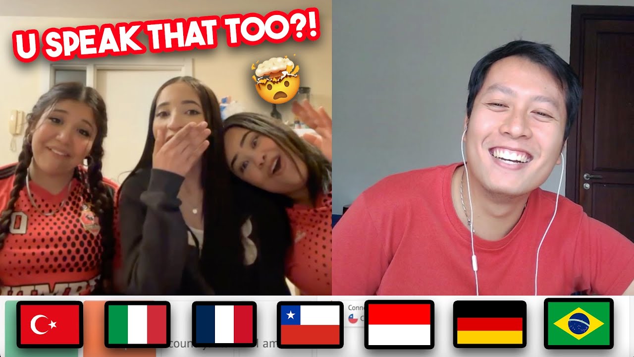 Crazy reaction when Indonesian POLYGLOT speak their language🤯 - YouTube