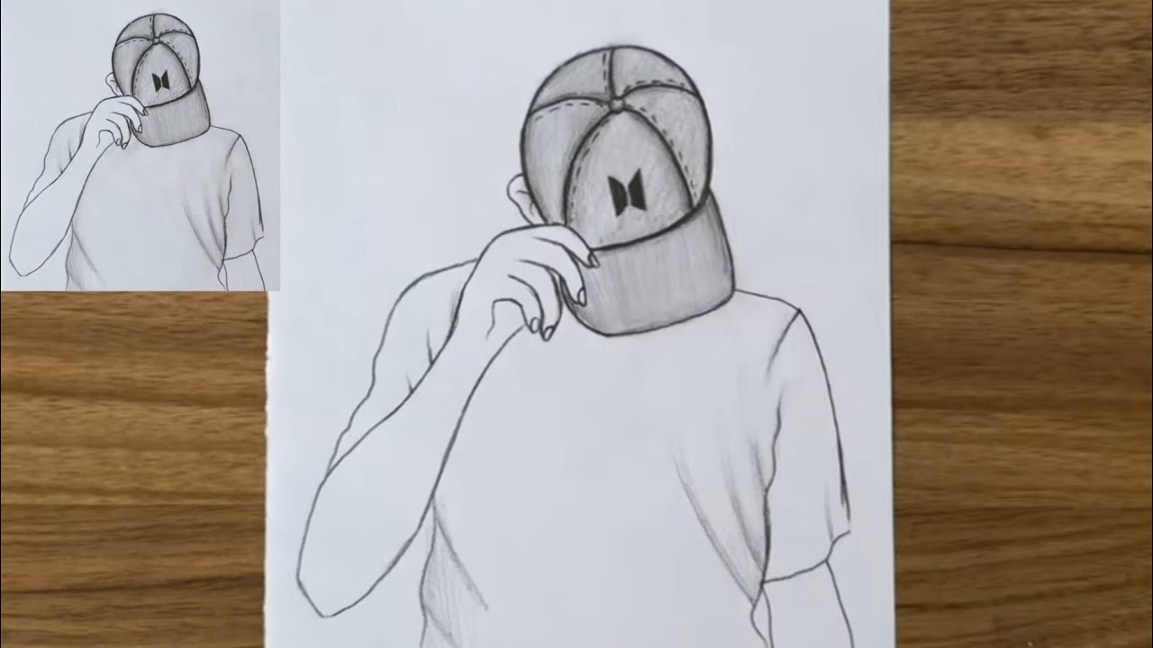 easy sketch drawing for beginner|| how to draw boy drawing|| step by ...