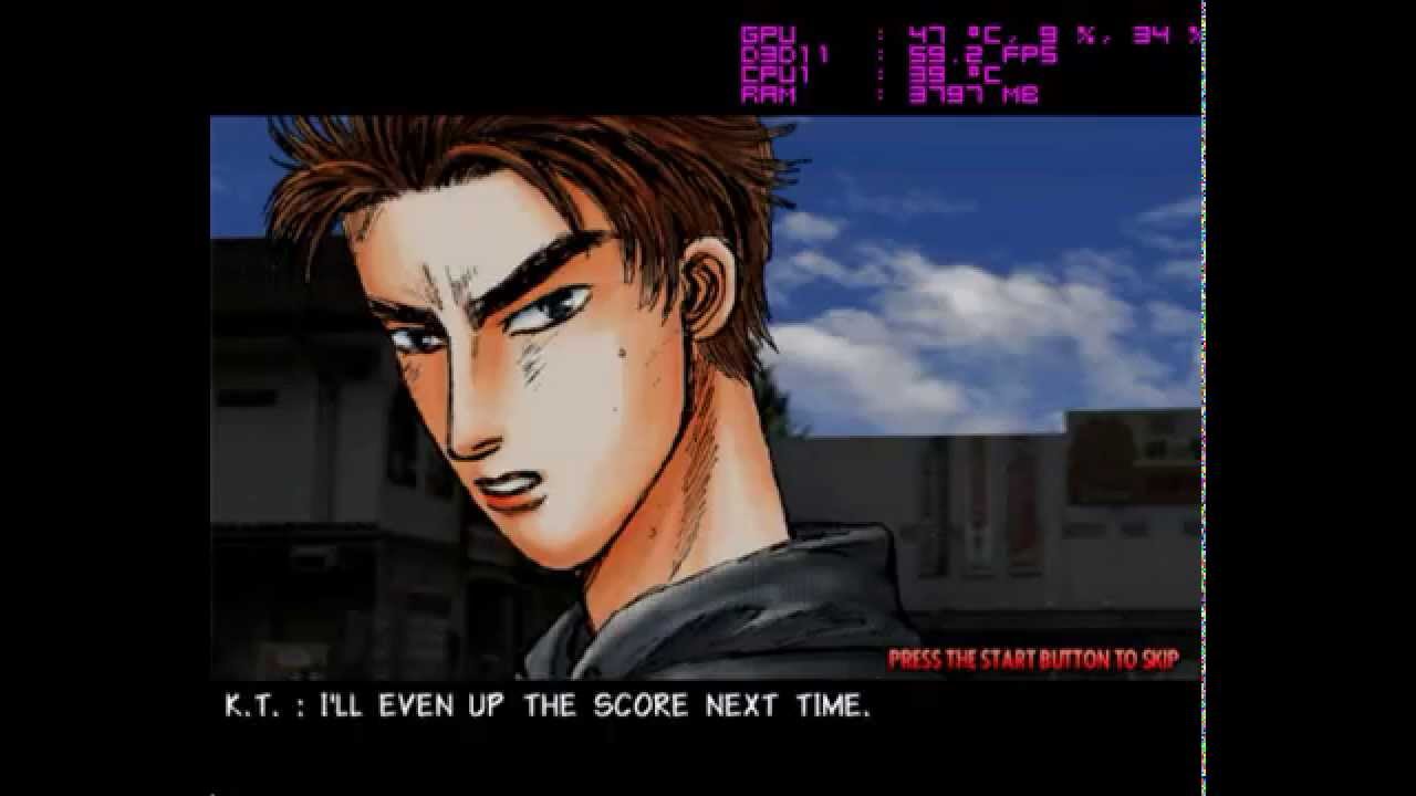 Initial D - Normal - Lancer Evo VII - Vs K.T. - Demul 0.7a WIP - YouTube