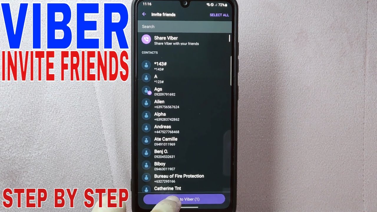 How To Invite Friends On Viber 🔴 - YouTube
