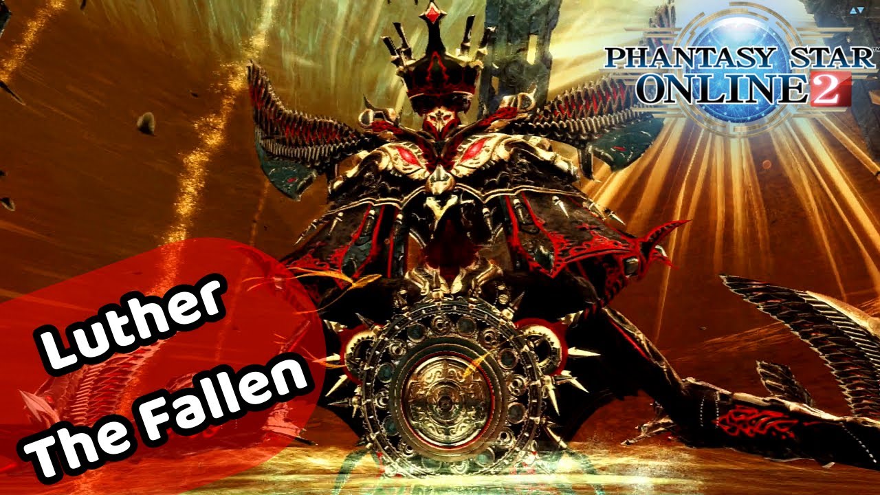 So Much Health | PSO2 Luther The Fallen Urgent Quest - YouTube