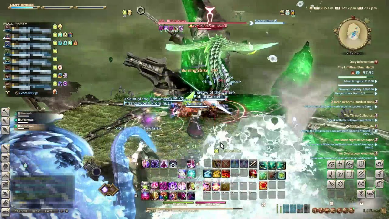 FFXIV// Duty Roulette: Trials - The Limitless Blue (Hard) - November 3 ...