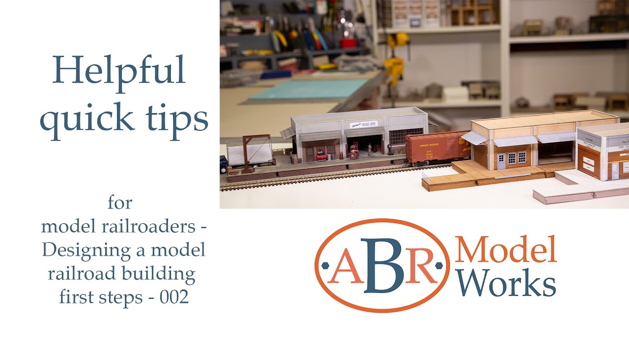 Helpful quick tips for model railroaders Designing a model railroad ...