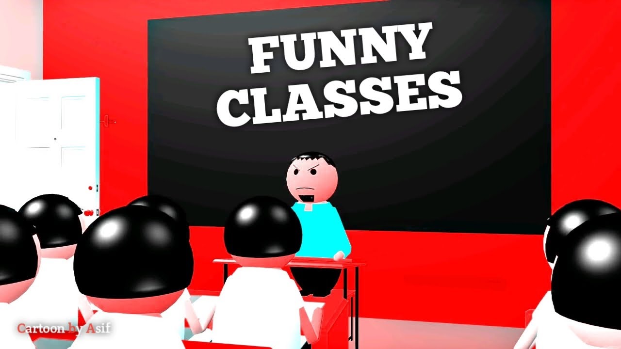 Funny Classes 2023 || Cartoon by Asif || CbA || Part-1 - YouTube