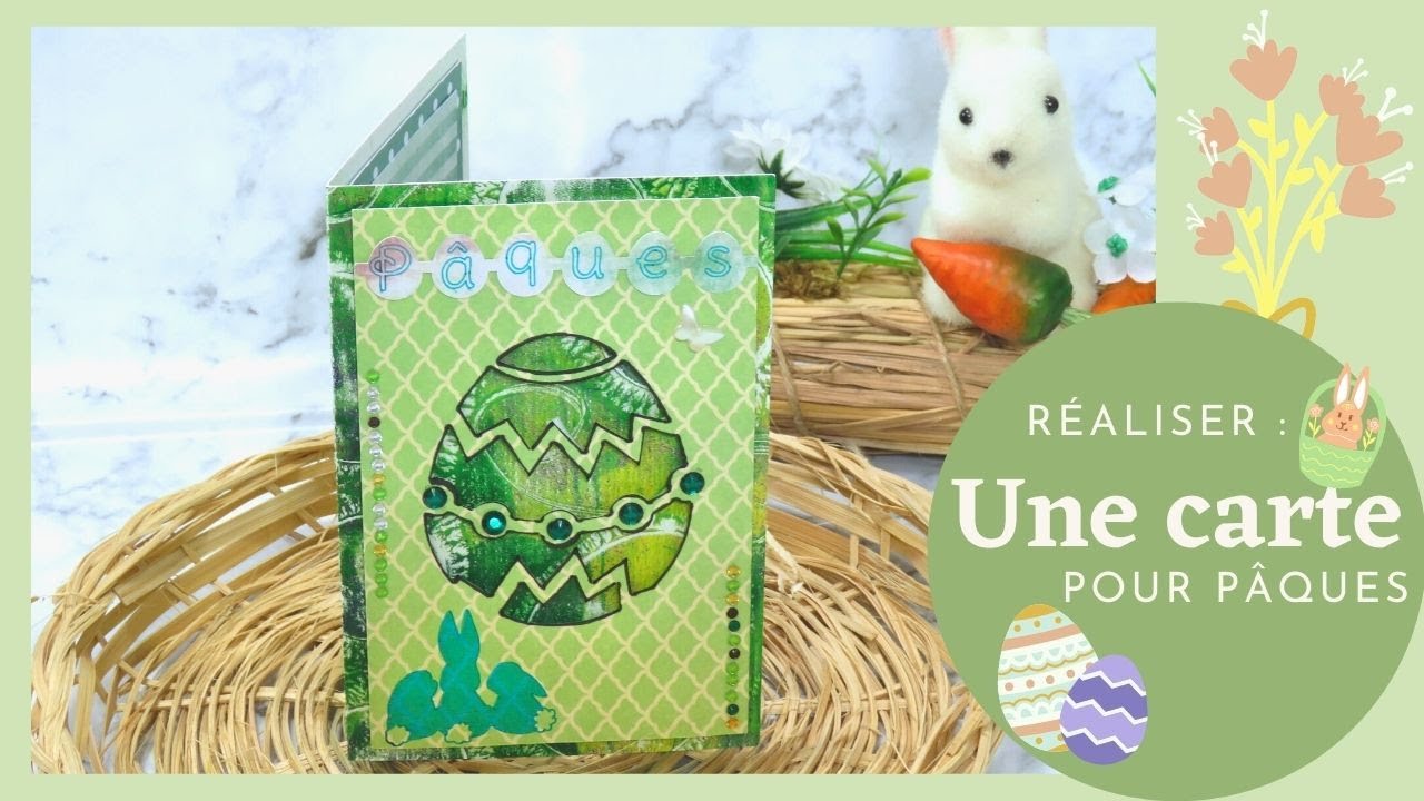 Réaliser : Une Carte simple pour Pâques... - YouTube