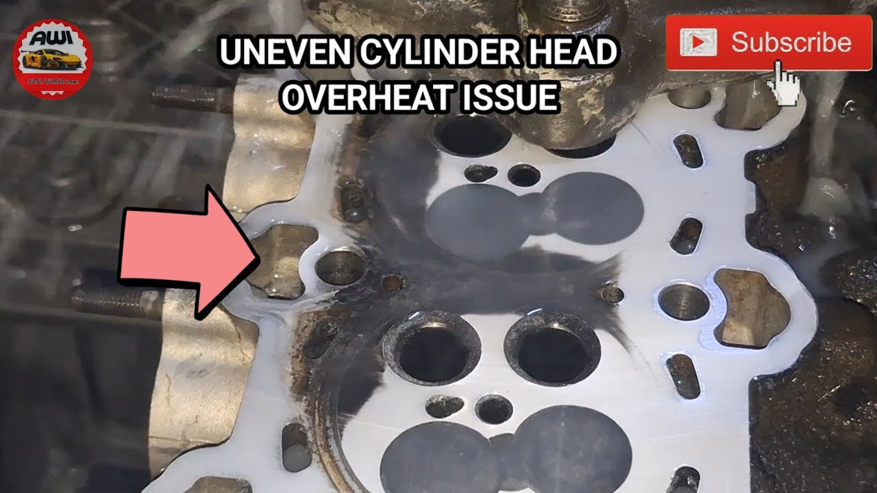How To Resurface Uneven Cylinder Head - YouTube