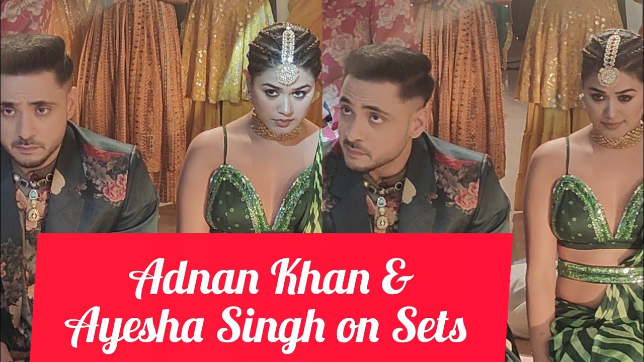 Mannat Serial Actor Adnan Khan and Sharain Khanduja in Set | Vikrant ...