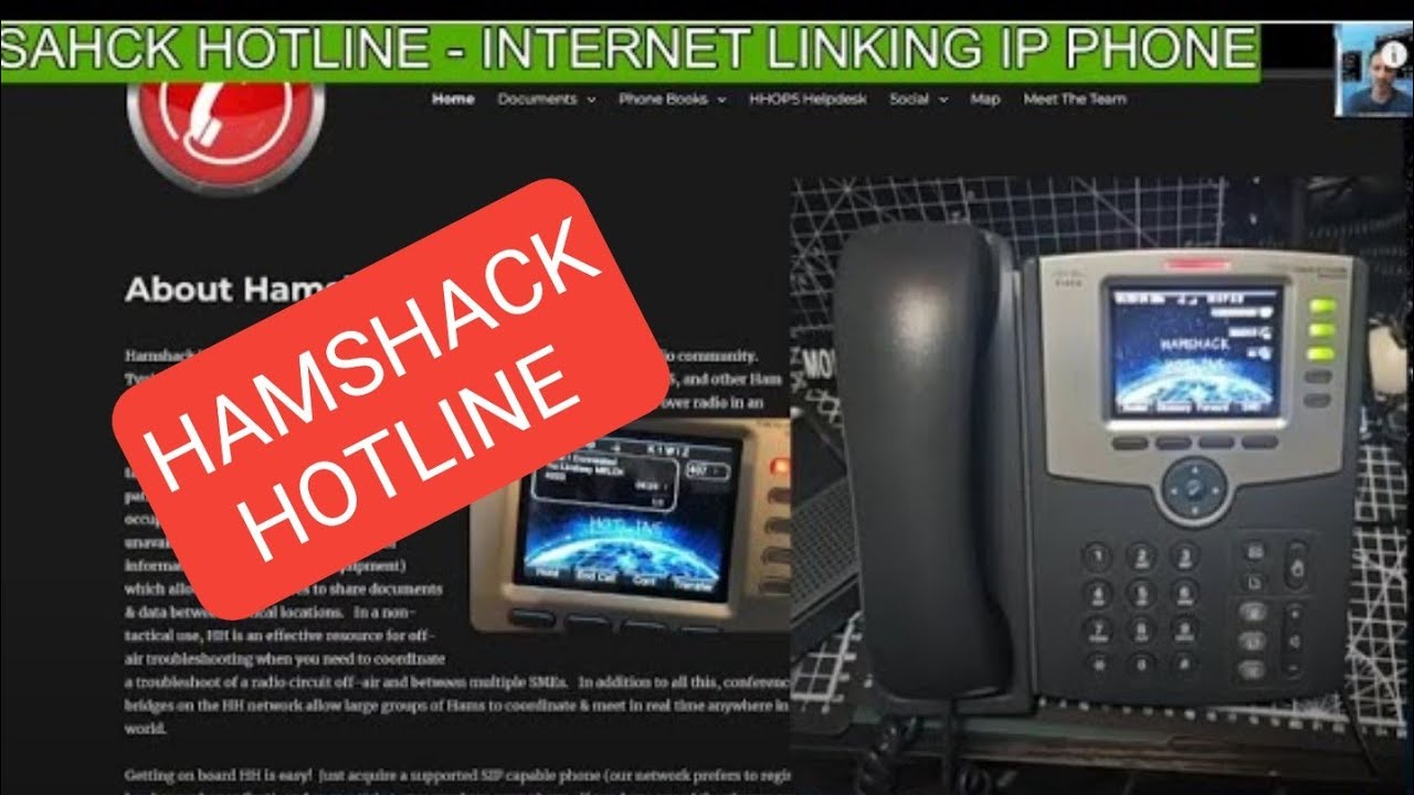 HAMSHACK HOTLINE - HAM LINK IP PHONE- 2024 Refresh Overview (4200000091 ...