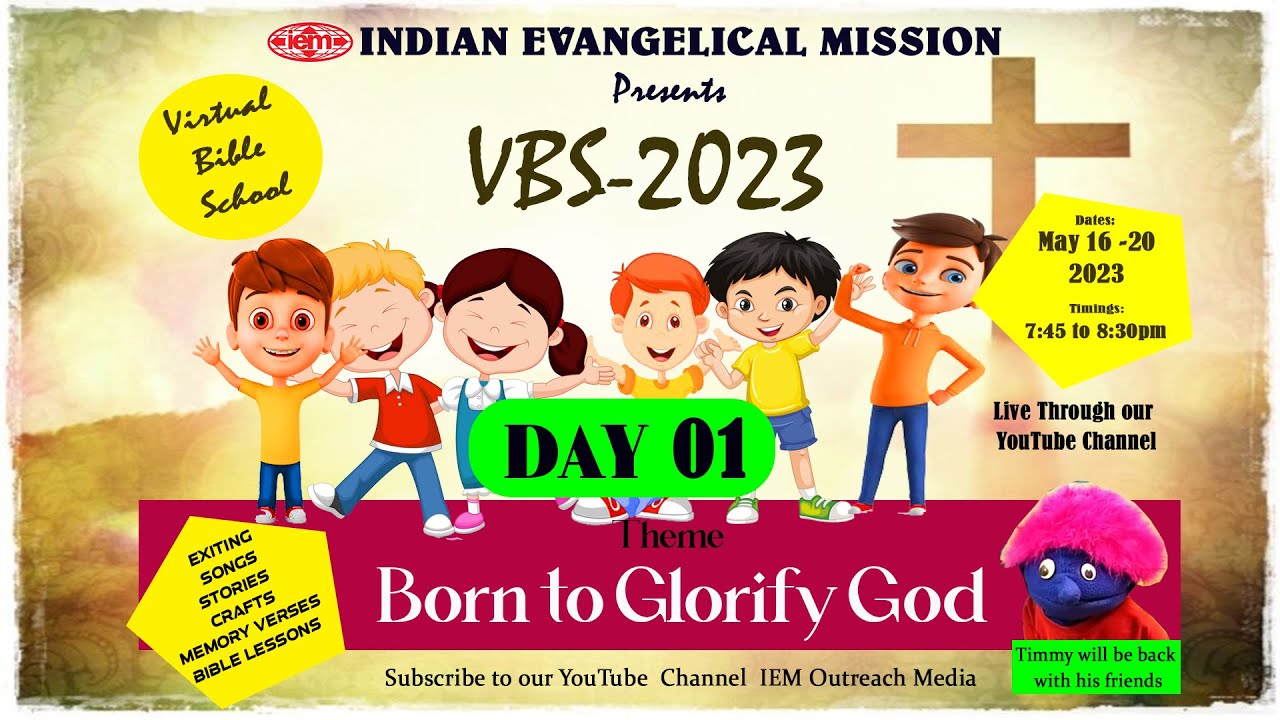 # IEM # VBS 2023 # DAY 01 # IDENTITY # - YouTube
