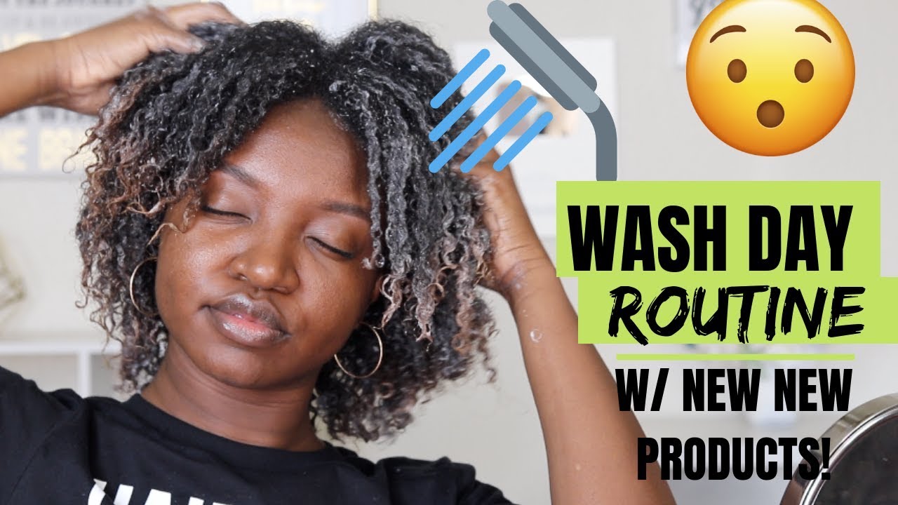 WASH DAY ROUTINE | KISS Colors Argan and Macadamia Natural Hair Care ...