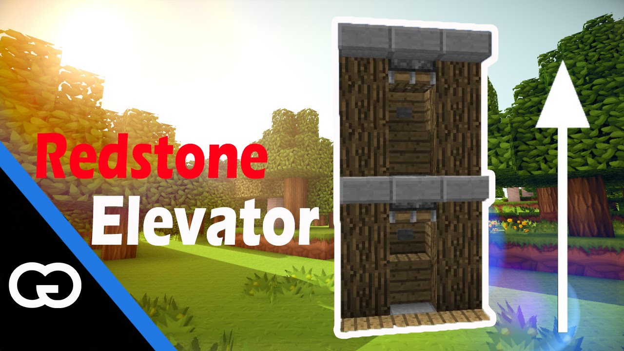 Redstone Elevator With Classical Music (Tutorial) SIMPLE - YouTube