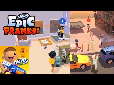 Nerf epic pranks gameplay part 1 - YouTube