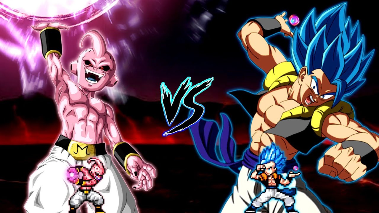 Kid Buu V3 (New) VS Gogeta V3.5 (all form) in Jump Force Mugen - YouTube