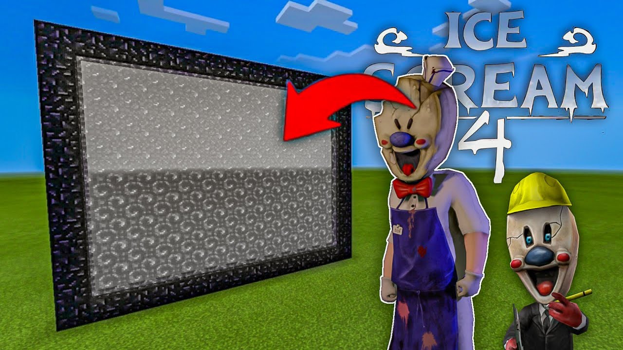 How to Make a PORTAL to ICE SCREAM 4 in Minecraft - YouTube