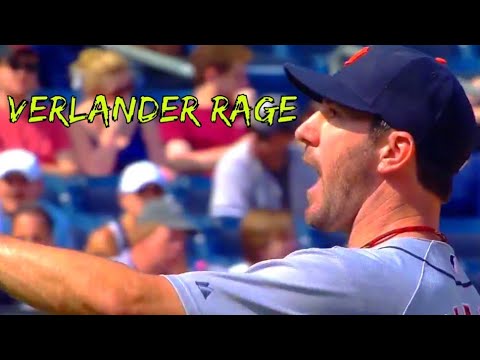 Justin Verlander getting pissed off!