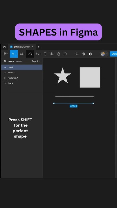 👉SHAPES in Figma ️ How To Create Shapes in Figma 👀 How To Use SHAPES in Figma #figma - YouTube