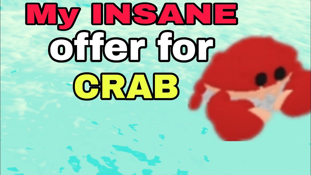My offer for your CRAB! ( BRAND NEW PET LAMB) In Adopt me! roblox (Plz ...