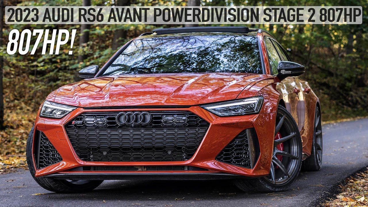 WOW! 2023 AUDI RS6 AVANT 807HP POWERDIVISION & MGMOTORSPORT - UNIQUE ...