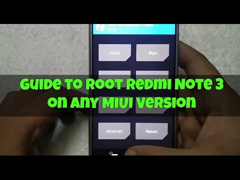 How to Root Redmi Note 3 on any MIUI VERSION - MIUI 8 MIUI 7
