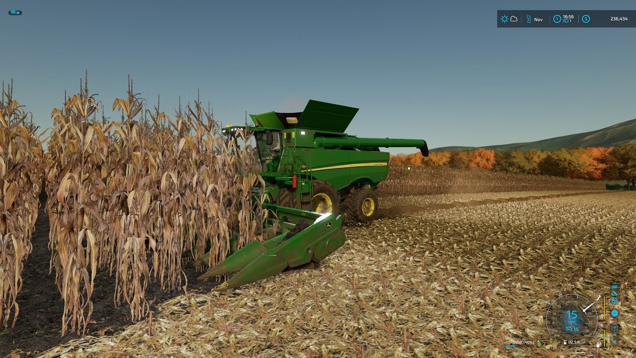 FS 22 UMRV (Black Acres Farm) * 13 * Corn Harvest, Drying Corn for ...