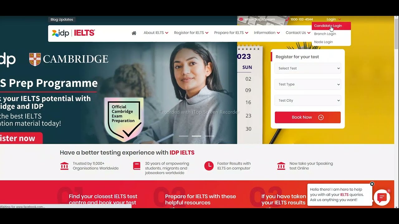 #idp #idpielts || Idp candidate Login || user name, password || Step by ...