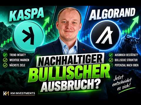 Kaspa & Algorand: Kommt jetzt der große Durchbruch? KAS ALGO