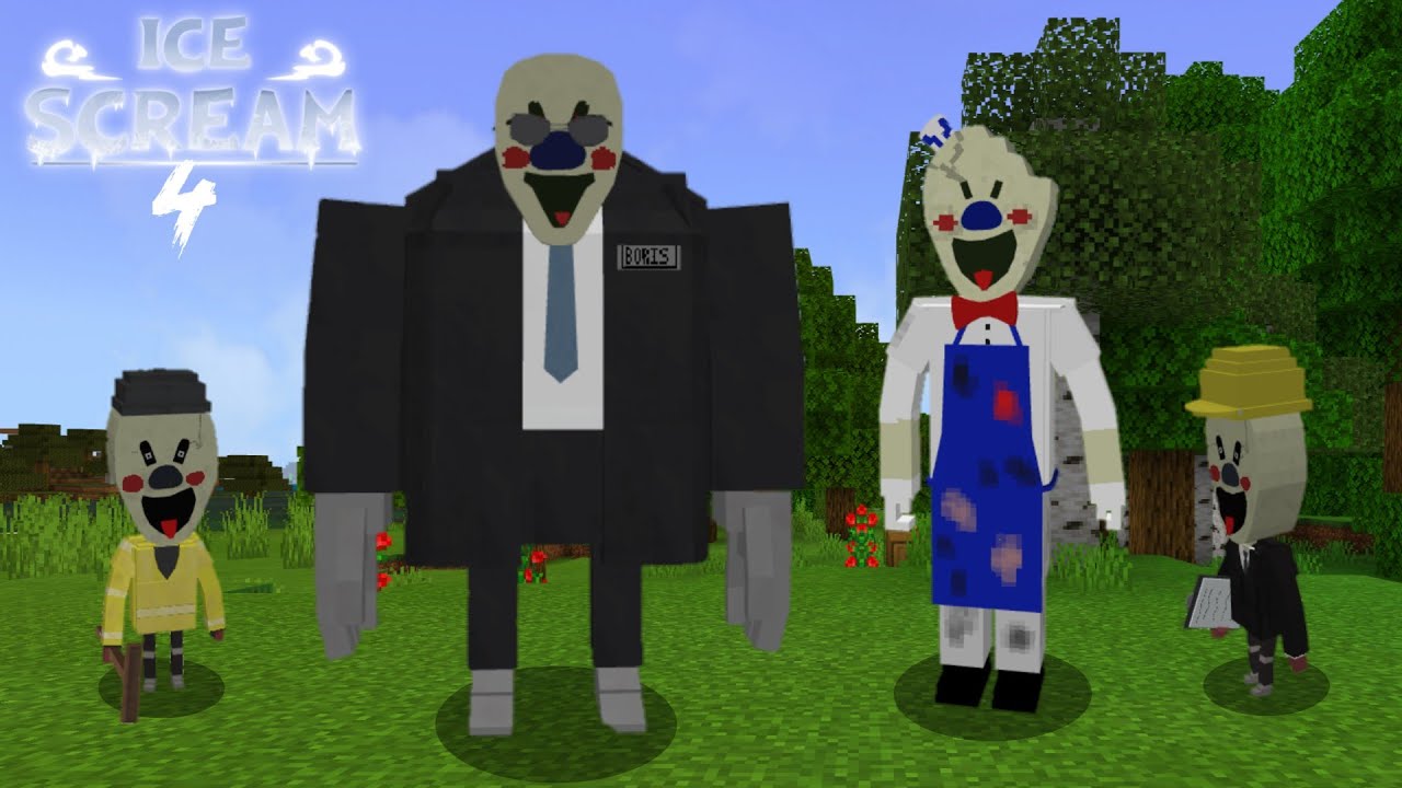 MOD Ice Scream 4 Di MCPE !! - YouTube