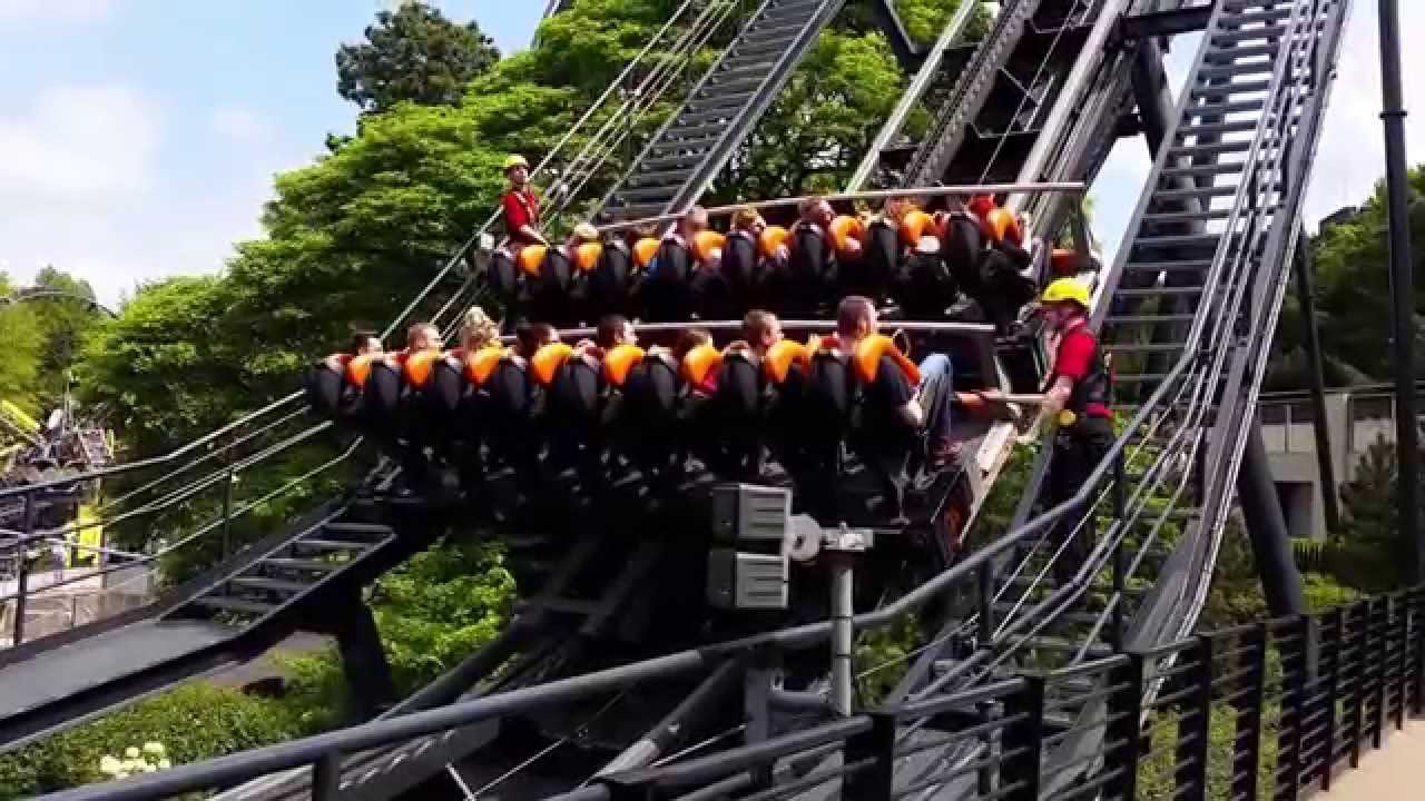 Oblivion ride stop at alton towers. - YouTube