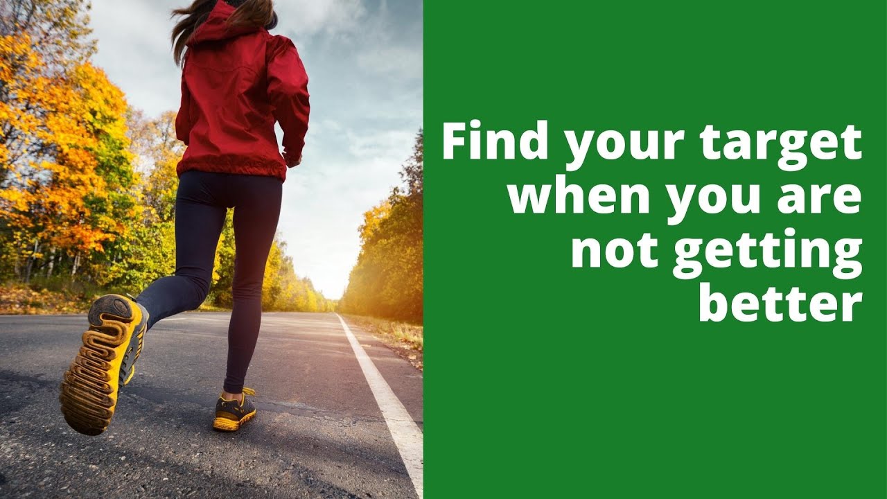 Find your target when you are not getting better - YouTube