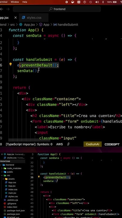 Formularios en React JS - onSubmit #reactjs #react #javascript #html #css #frontend # ...