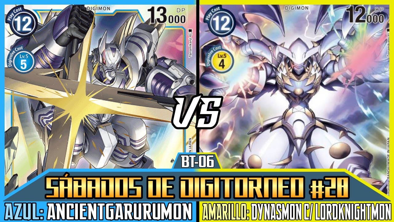 Sábados de DigiTorneo #28 | Deck Azul: AncientGarurumon Vs. Deck ...