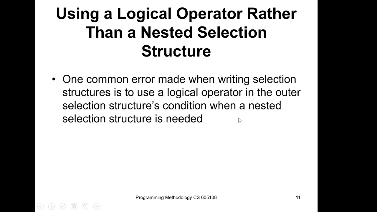 LN4 Control Structure Part II 2 - YouTube