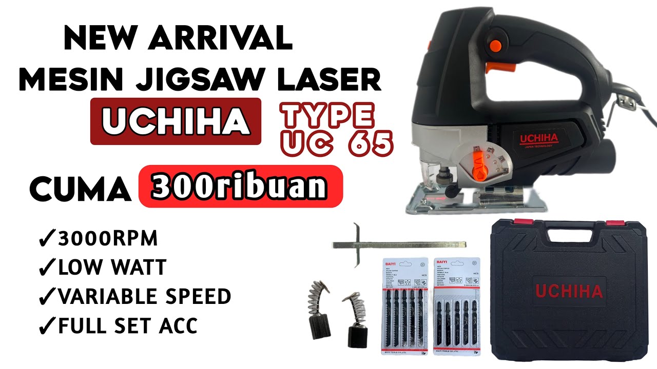 REVIEW MESIN JIGSAW LASER UCHIHA YANG TERBARU || Jigsaw Laser Uchiha ...
