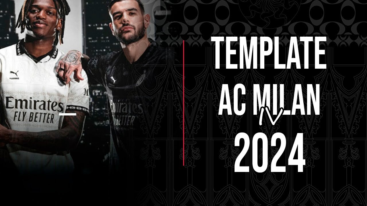 Template Milan 2024 - Camisa 4 - Arte editavel - Vetor - YouTube