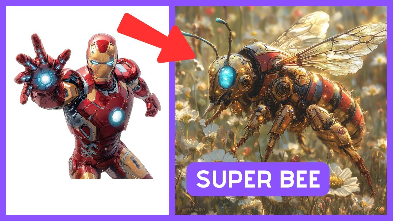 AVENGERS BUT 🐝 BEE VENGERS 🔥 ALL CHARACTERS (MARVEL & DC) 2024💥 - YouTube