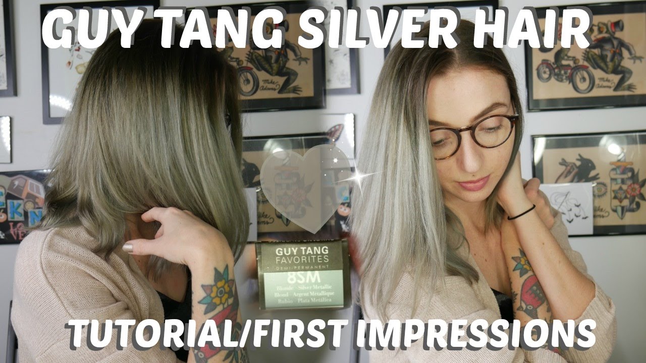 Guy Tang Silver Hair Tutorial/First Impressions - YouTube