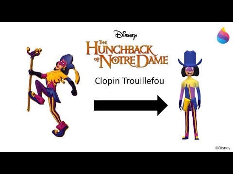Paint 3D Tutorial: Clopin Trouillefou ~ The Hunchback of Notre Dame ...