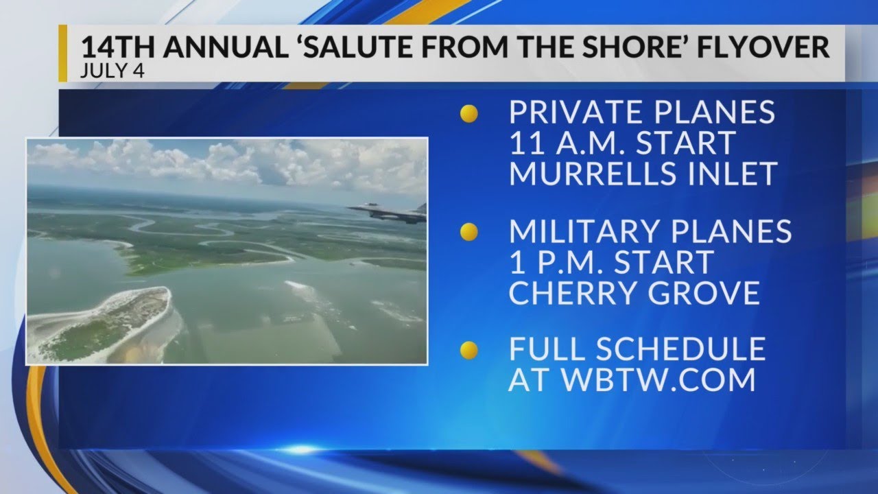 14th annual ‘Salute from the Shore’ flyover set July 4 along South ...
