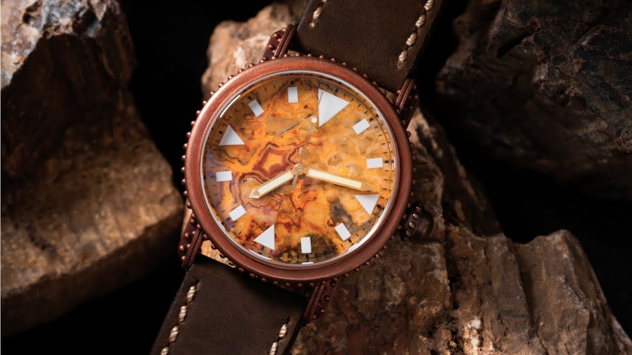 Pathfinder: Custom Nature-Inspired Bronze Watch - YouTube
