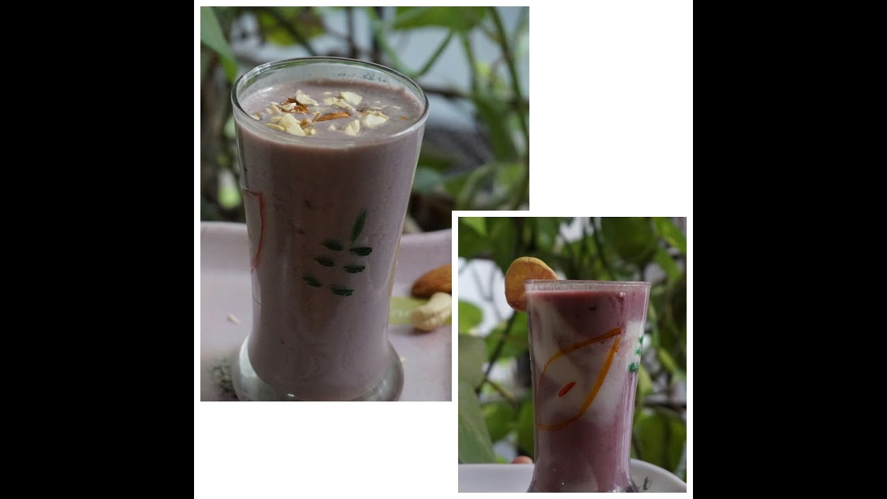 GRAPES SPECIAL...MILKSHAKE& LASSI SO YUMMY - YouTube