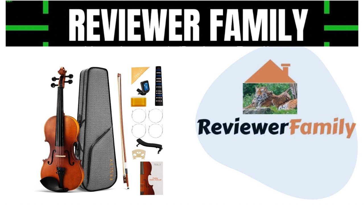 Fesley Violin Fiddle Beginner Set: 3/4 Matt Violin Kit for Student ...