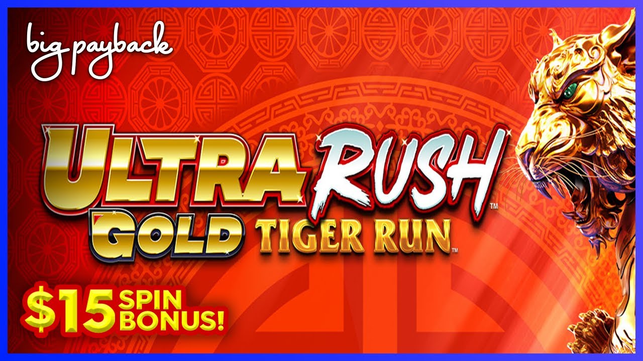 Ultra Rush Gold Tiger Run Slot - ALL FEATURES, HIGH STAKES! - YouTube