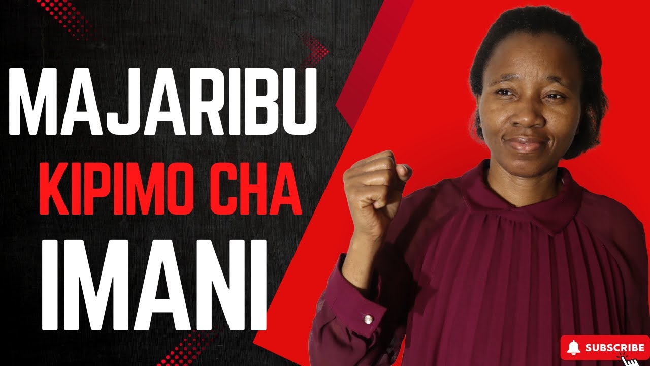 MAJARIBU NI KIPIMO CHA IMANI - YouTube
