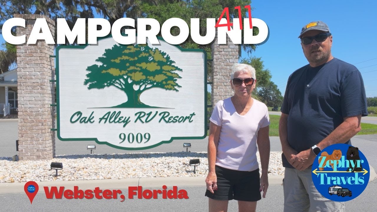 Campground Review - Oak Alley RV Resort in Webster Florida - YouTube