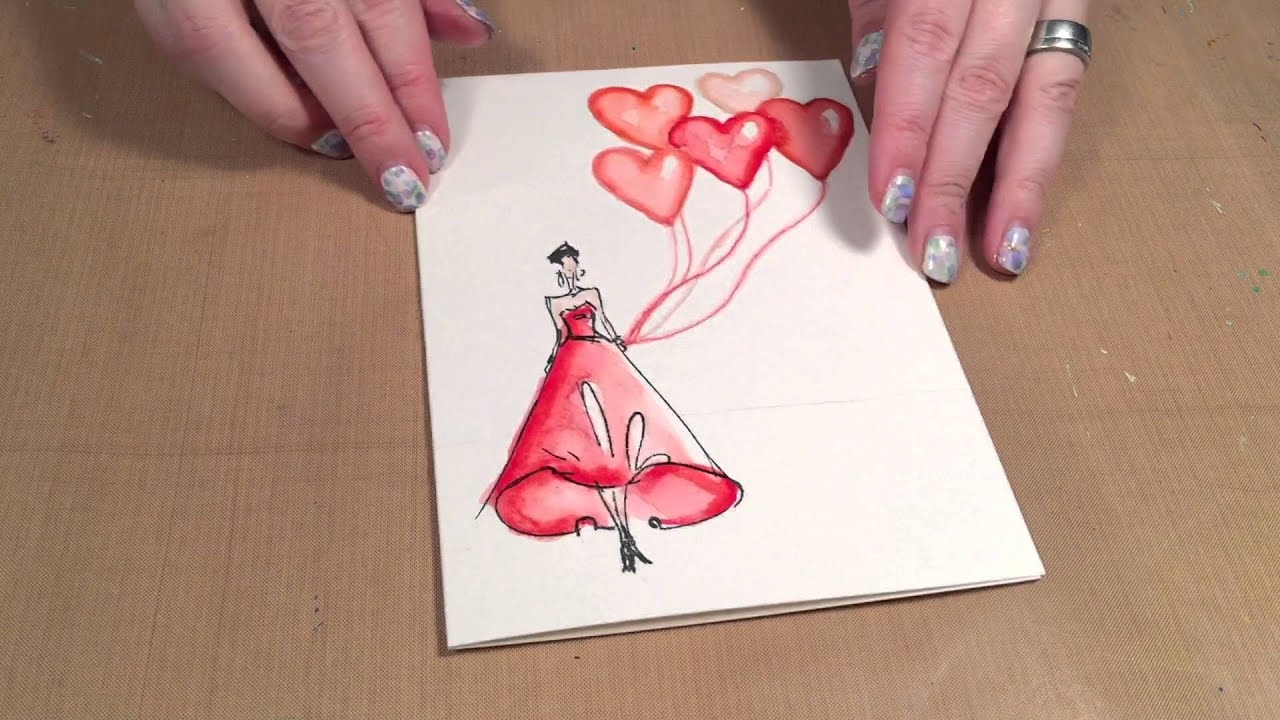 Kate Spade Inspired Cards - YouTube