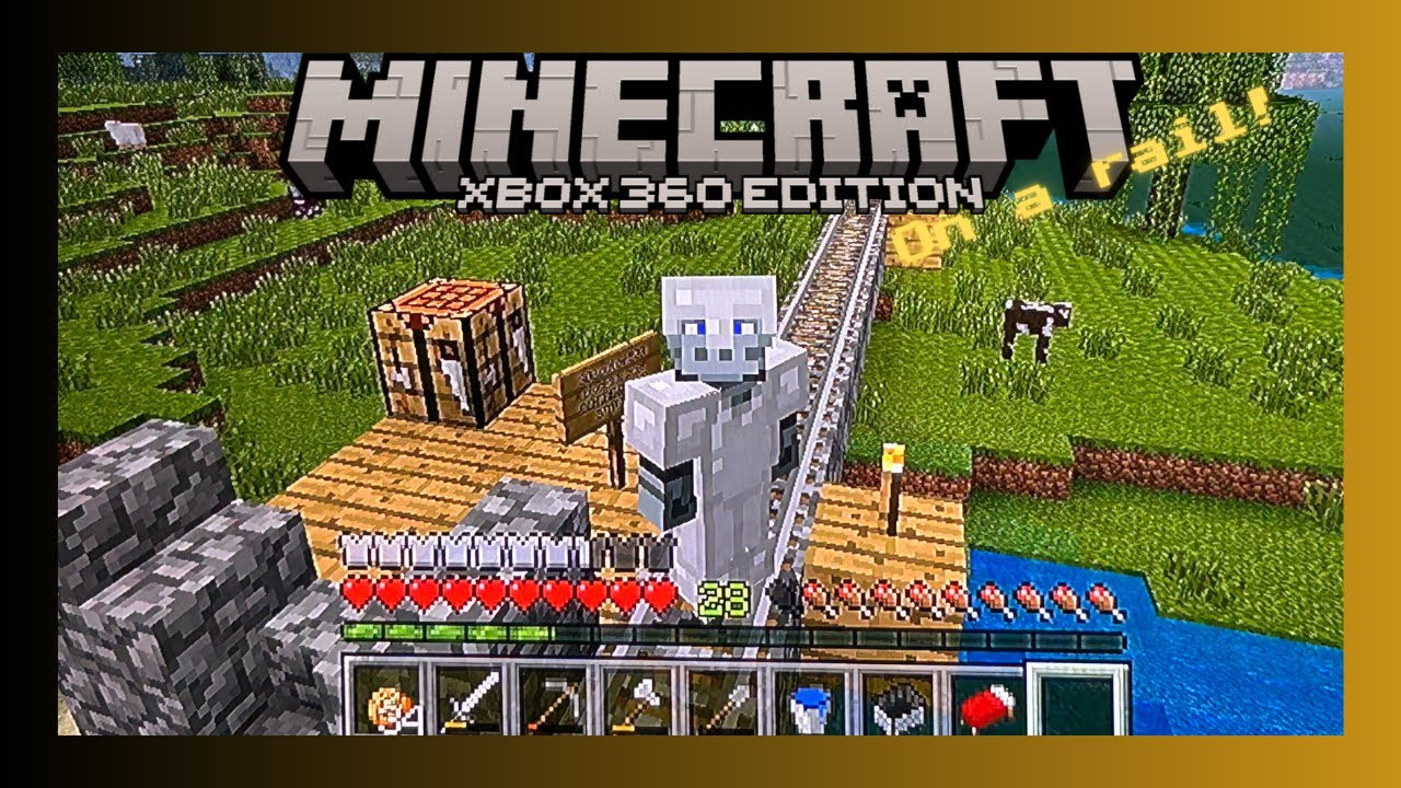 Minecraft XBOX 360 Edition | On A Rail! - YouTube