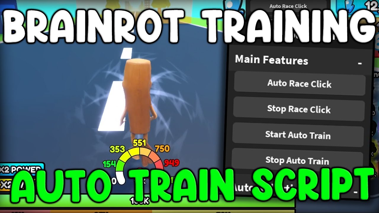 Brainrot Training Script - Auto Farm, Auto Race & Rebirth Roblox 2025 ...