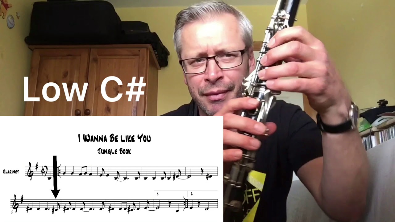 Clarinet: I wanna be like you (Jungle Book) with Danny - YouTube